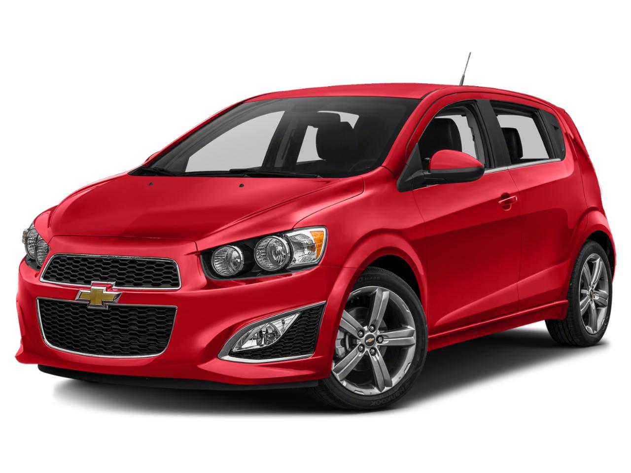 Blue Chevy Sonic 2015